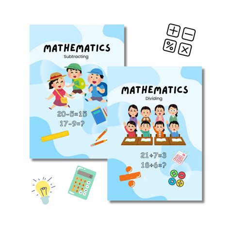 mathematics exercise book adding subraction divide multiplying practice