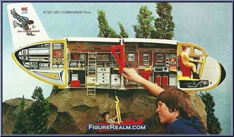 Sky Commander Jet Big Jim Adventure Playset Mattel Action Figure