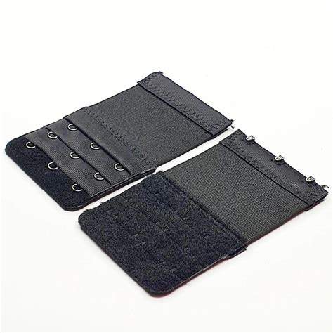 Застібка для бюстгальтера на гумці 3 крючки Teex 60х100 мм Чорна 10 шт Брендовий одяг Rozetka