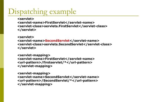 ppt servlets dispatching monitoring filtering powerpoint