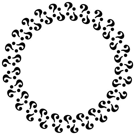 Download Question Mark Frame Svg Freepngimg