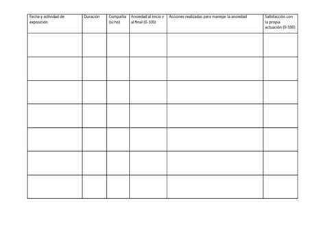 Autorregistro De Exposición Pdf