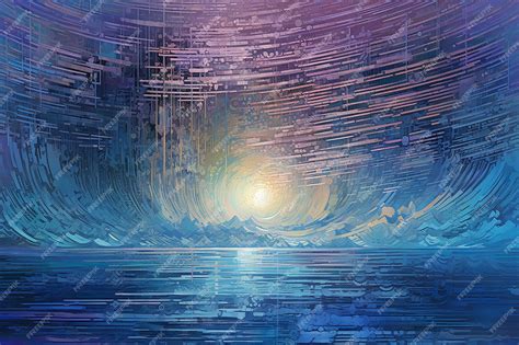 Premium Photo Abstract Waves Neural Network Space Multicolored Background Science Futuristic