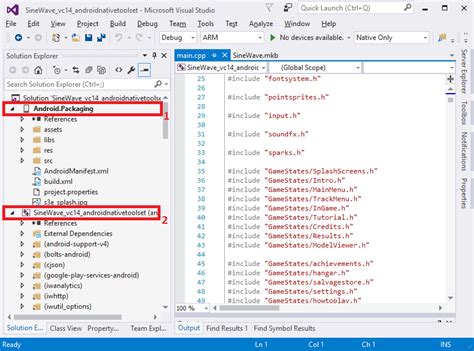 Using Visual Studio To Debug An Android App Built With Marmalade C Team Blog