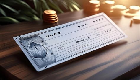 Check On A Wooden Table Premium Ai Generated Image