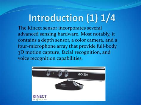 Ppt Microsoft Kinect Sensor And Its Effect Powerpoint Presentation