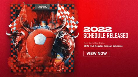 New York Red Bulls Announce 2022 Regular Season Schedule R Rbny