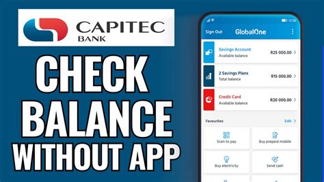 How To Check Capitec Balance Without App Youtube