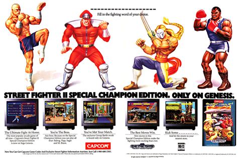 Saga Street Fighter Ii Arcade Cps I Snes Mega Drive Genesis