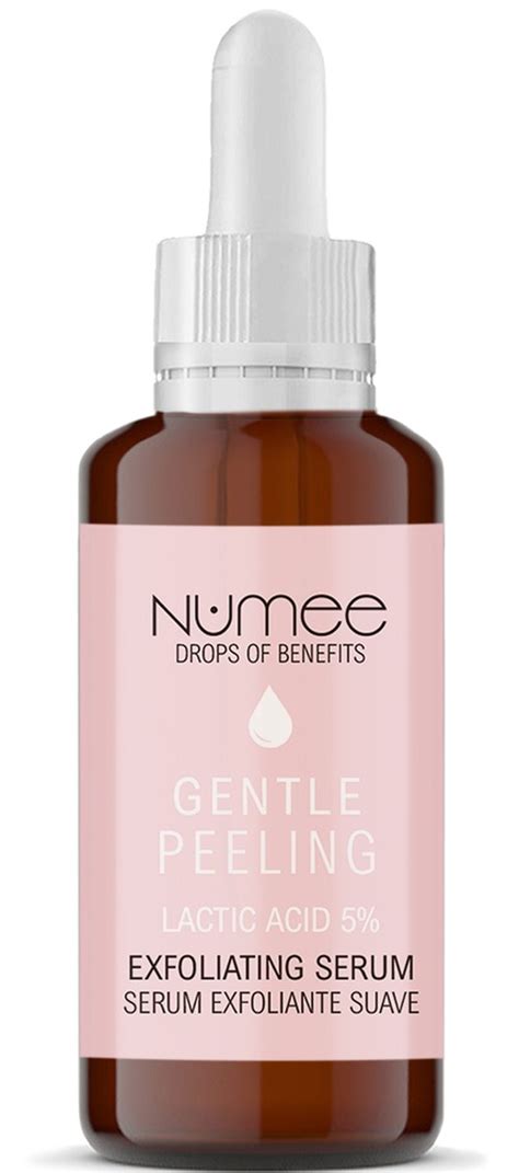Numee Gentle Peeling Exfoliating Serum With Lactic Acid Ingredients