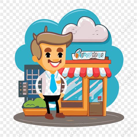 Business Owner Vectorstickercartoonbusiness Owners Png Picture And