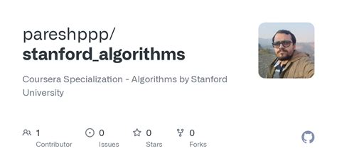 Github Pareshpppstanfordalgorithms Coursera Specialization