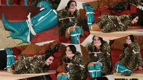 Gina Rae Michaels Bondage Gina Struggles In Jaw Breaking Drum Tight