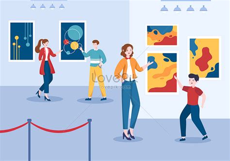 미술관 박물관 일러스트 일러스트 무료 다운로드 Lovepik