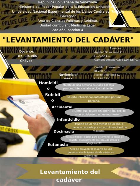 Proceso De Levantamiento De Cadáveres Pdf Jurisprudencia Médica