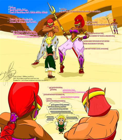 Gerudo Meet A Hylian By Sirhocuspocusfocus On Deviantart