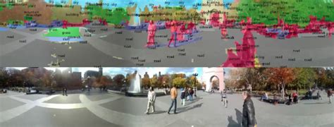 Example Of The Result Obtained Top By Applying A Scene Parsing