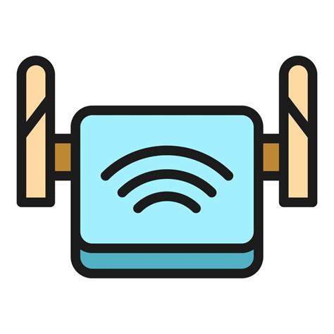 Premium Vector Access Point Modem Icon Outline Access Point Modem Vector Icon Color Flat Isolated