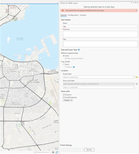 solved is it possible to publish a web scene layer to my esri