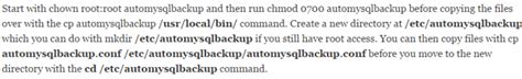 How To Install Configure And Run Automysqlbackup In Linux