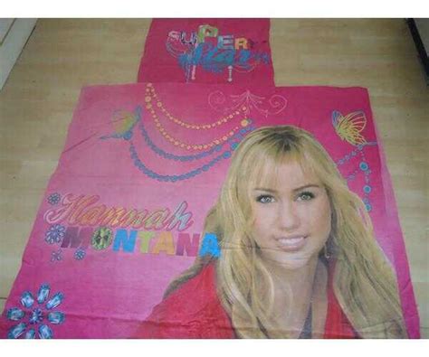 Sengetøj Hannah Montana I Farven Pink Med Hannah Montanamed Flot