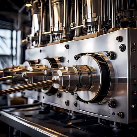 Close Up Of Commercial Mixer With The Blades In Motion Ai Generated