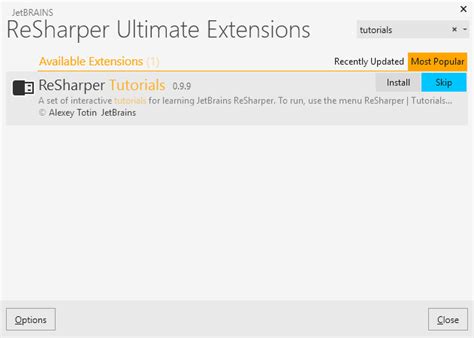 ReSharper Interactive Tutorials Get An Update The NET Tools Blog