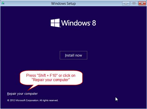 Activate Built In Administrator Account In Windows 8 8 1 Without Logging