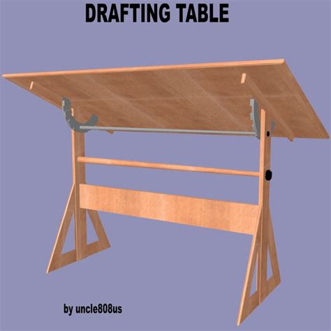 Drafting Table 3d Model