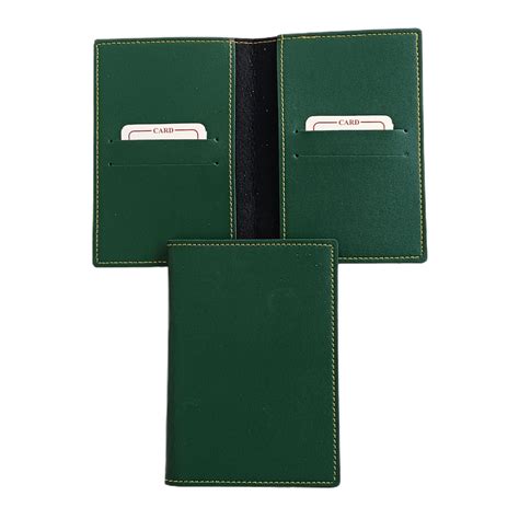 Passport Cover Indian Faux Leather Green Rightmarc