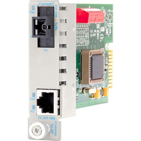 Iconverter 1000mbps Gigabit Ethernet Single Fiber Media Converter Rj45