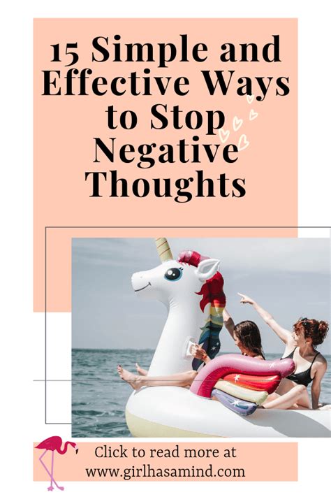 Girl Has A Mind 15 Simple And Effective Ways To Stop Negative Thoughts