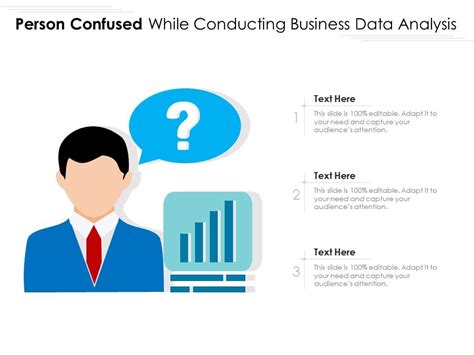 Person Confused While Conducting Business Data Analysis Presentation