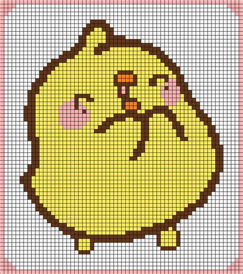 Alpha Pattern 112556 Molang Pixel Art Gudetama Pixel Art Grid