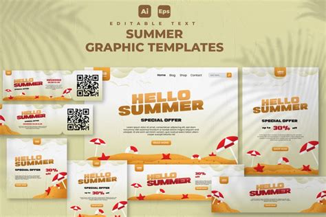 summer set graphic design v13