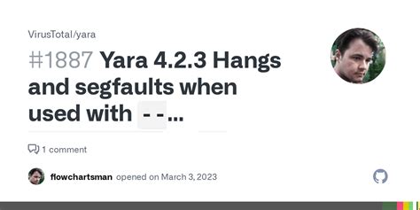 Yara 423 Hangs And Segfaults When Used With ` Rescursive` Or ` Scan