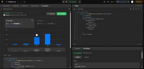 Solved Max Consecutive Ones In Java With 2 Ms Runtime Shalom R Posted On The Topic Linkedin