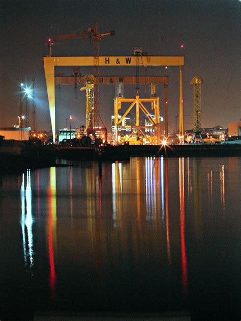 Belfast Prints Shipyard Silhouette Alastair Stockman Yard Gallery