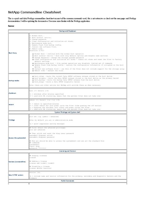 netapp cheatsheet pdf information science areas of computer science