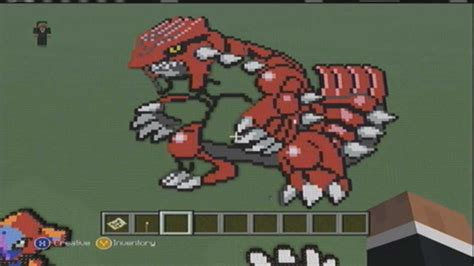 Pixel Art Groudon Mod Le Coloriage Facile Dessin Imprimer