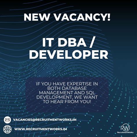 Hiringnow Developer Sql Think Recruitment Works Isle Of Man