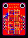 Bidirectional Level Shifter Rev A OSHWLab