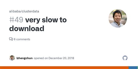 very slow to download · issue 49 · alibaba clusterdata · github