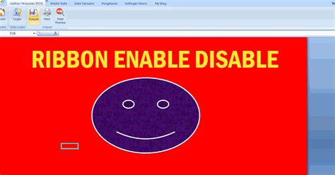 Cara Membuat Menu Ribbon Enable Dan Disable Di Microsoft Excel