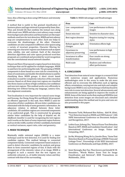 Irjet A Survey On Mser Based Scene Text Detection Pdf