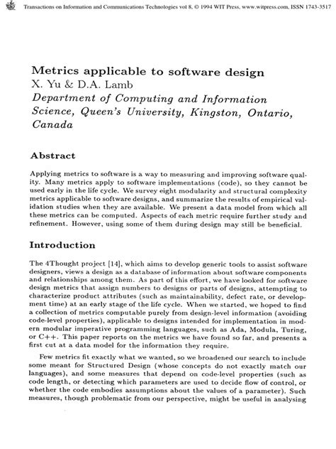 software complexity pdf variable computer science complexity