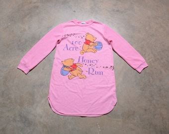 Winnie The Pooh Sleep Shirt Etsy