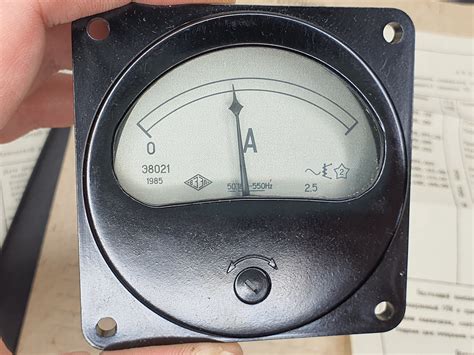 Vintage Ammeter Repair Kit Soviet Gauge Measuring Device Electronic Gadget Industrial