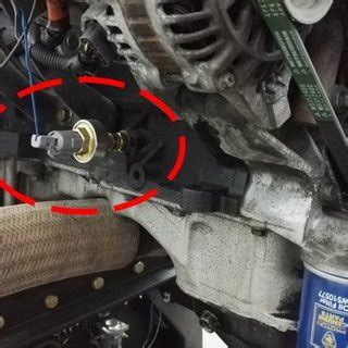 Knock Sensor Position At The Side Of The Engine Block Download Scientific Diagram