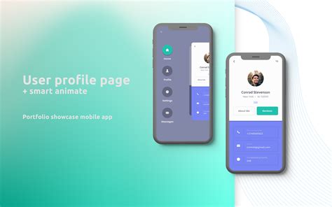 User Profile UI Design On Behance